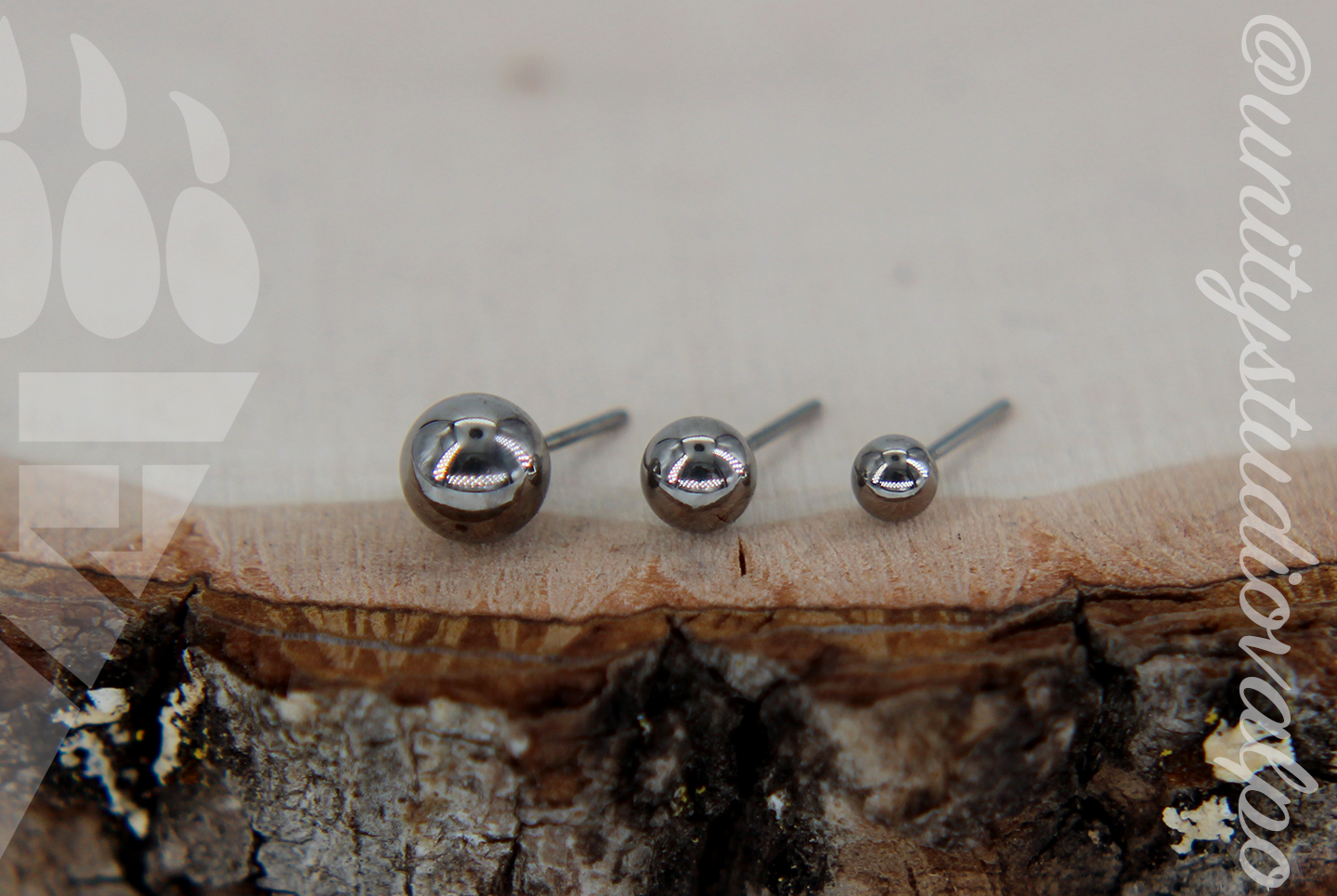 Titanium Bead Threadless End | UNITY • fine body jewelry, piercing ...